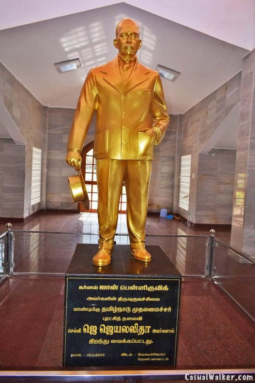 Colonel John Pennycuick memorial at lower camp, Theni, Madurai Visit ...