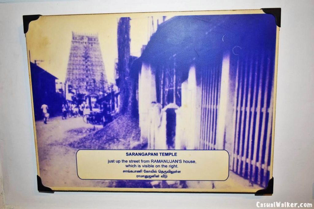 Museum for the man who knew infinity - Ramanujan Museum Royapuram ...