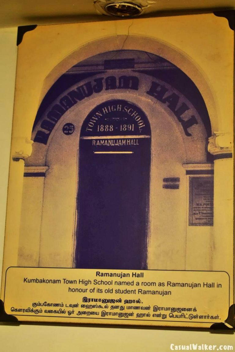 Museum for the man who knew infinity - Ramanujan Museum Royapuram ...