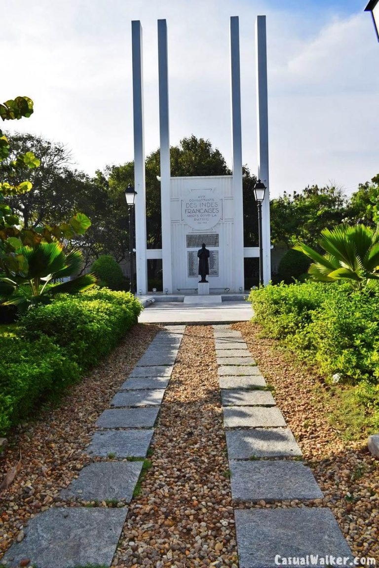 French War Memorial - the first world war memorial for French India ...