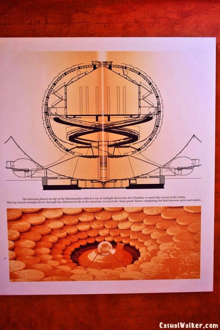 Matrimandir, the Temple of the Mother, Auroville, Pondicherry : the ...