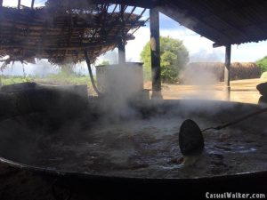 Sugarcane Organic Jaggery / Achu Vellam / Manda Vellam production in ...