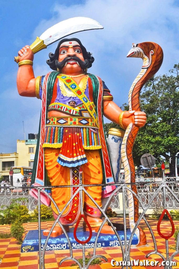 Sri Chamundeshwari Temple in Chamundi Hills Mysore - where Mahishasura ...