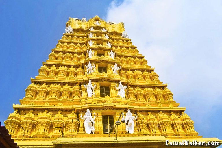 Sri Chamundeshwari Temple in Chamundi Hills Mysore - where Mahishasura was killed by Goddess ...