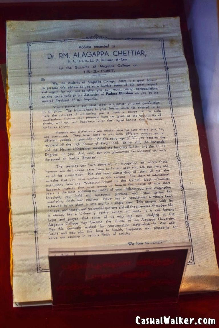 Vallal Dr. Alagappar Museum & Tamil Cultural Museum at Alagappa Puram ...